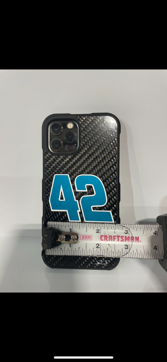 Metallic Teal 42 Racing Number Decals Small (2 PACK) – Stapleton Auto Works